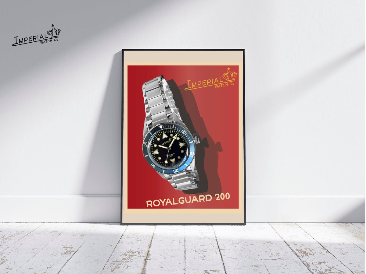 Limited Edition Poster - Red Carpet Royalty – Imperial Watch Co.